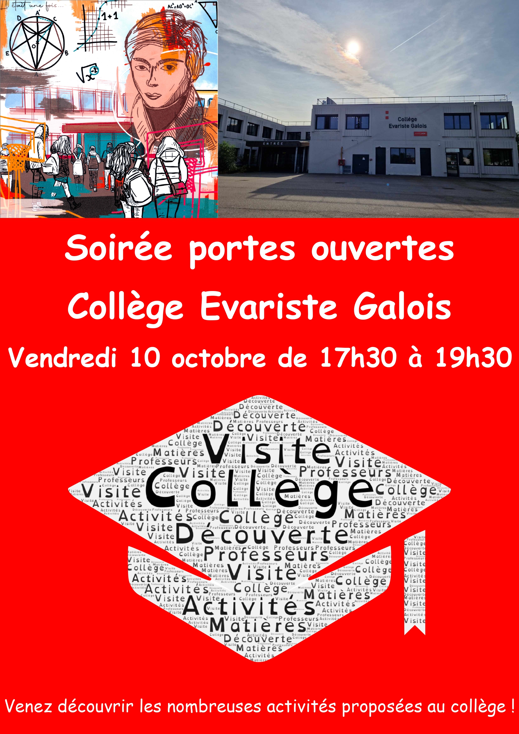 Portes Ouvertes 2025 – Site du collège Evariste Galois – Meyzieu